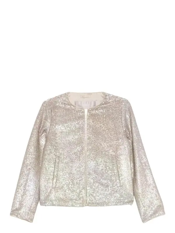 Herno Sequin Embellished Jacket - Neutrals