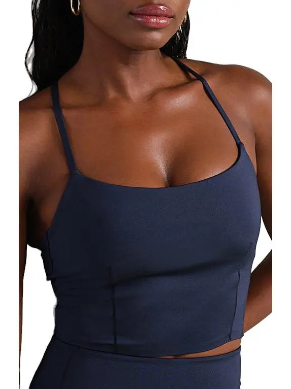 RHONE Powershine Longline Bra - Navy Blue