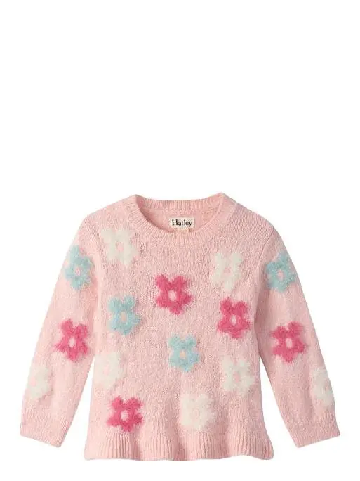 HATLEY English Rose Crewneck Sweater - Pink