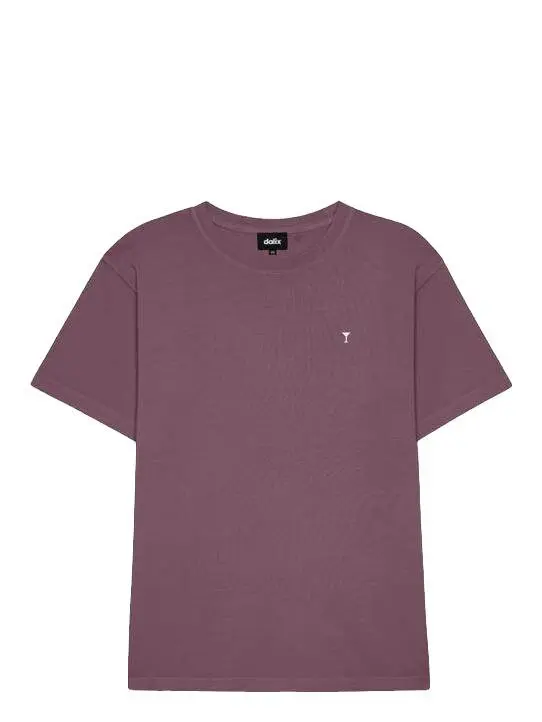 DALIX Lil Martini Midweight Garment Dye Tee - Plum