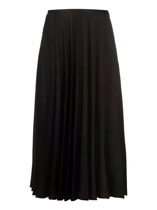 Noir Kei Ninomiya Pleated Skirt - Black