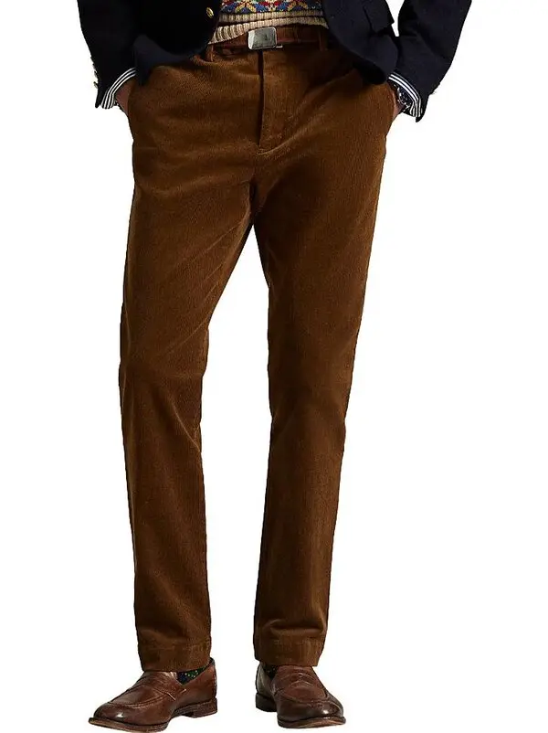 Polo Ralph Lauren Andover Slim Fit Stretch Corduroy Pants - Brown