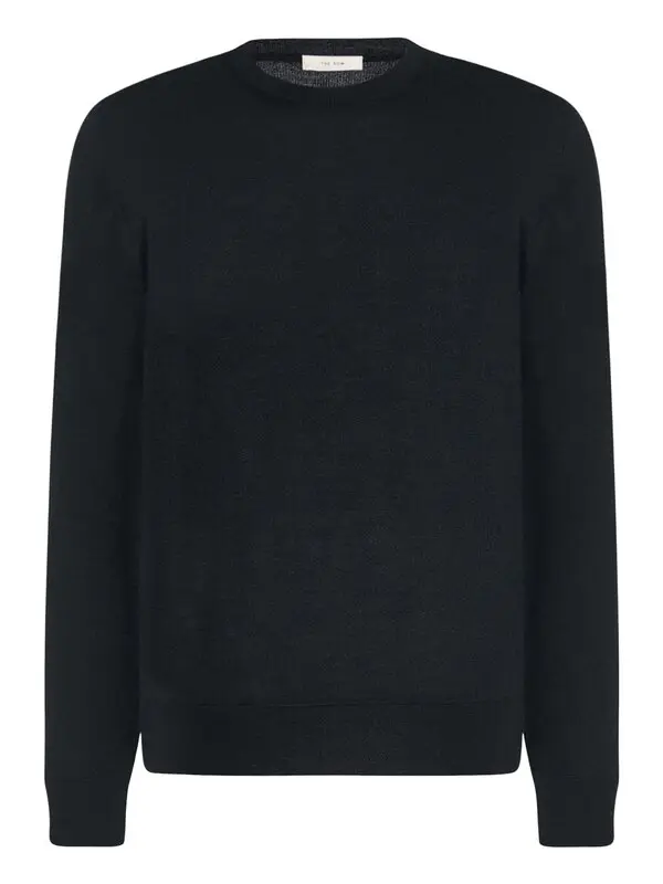 THE ROW Dioniso Cashmere Sweater - Black