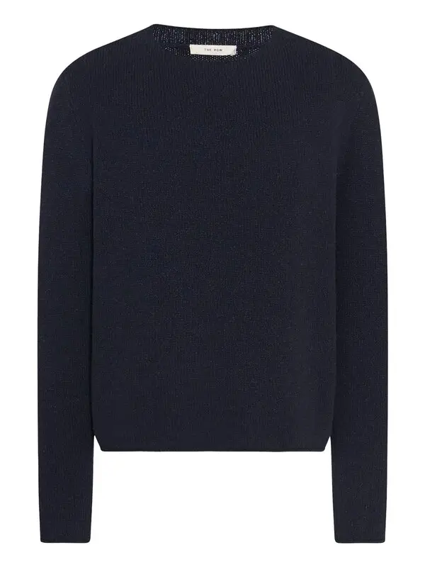 THE ROW Nikola Wool Sweater - Navy