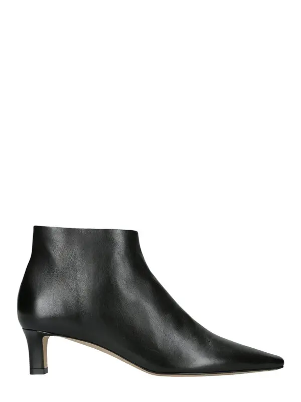 THE ROW Carla Leather Ankle Boots 45 - Black