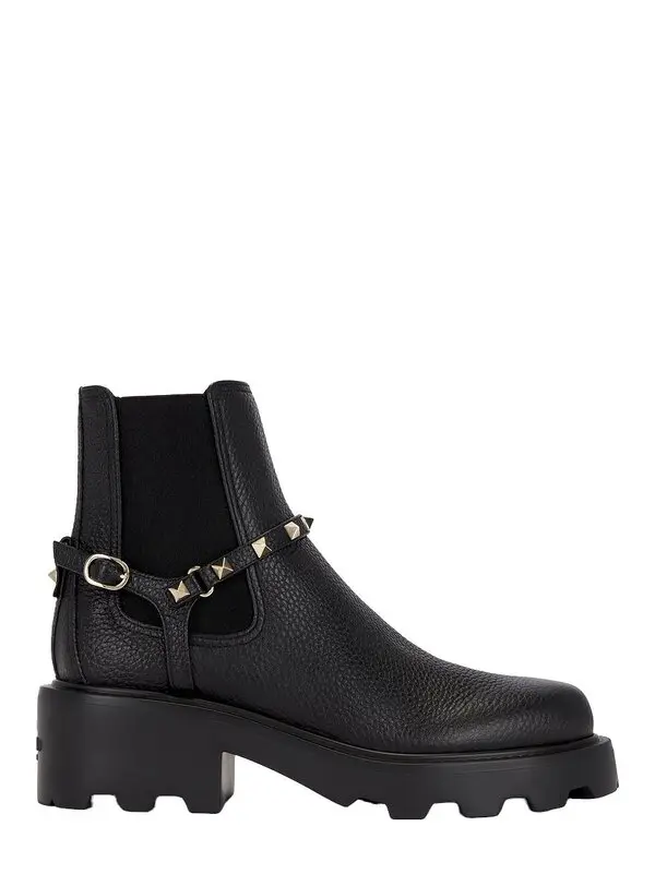 Valentino Garavani Rockstud Beatle Boot - Nero