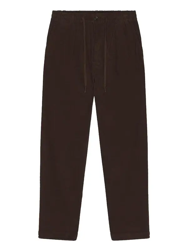 Polo Ralph Lauren Garment Dyed Corduroy Prepster Pleated Pant - Dark Brown