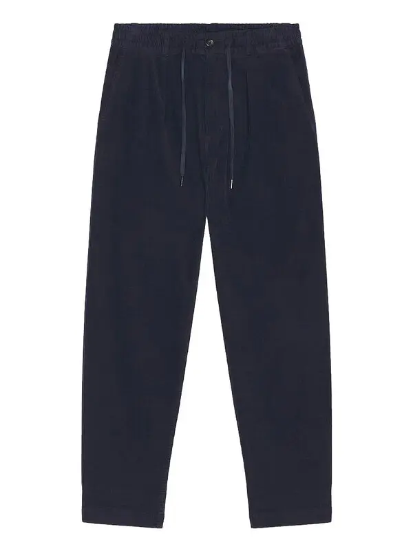 Polo Ralph Lauren Garment Dyed Corduroy Prepster Pleated Pant - Collection Navy