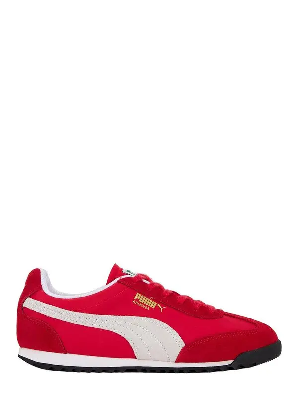 PUMA Arizona Nylon Sneakers - For All Time Red  & White  & Gold