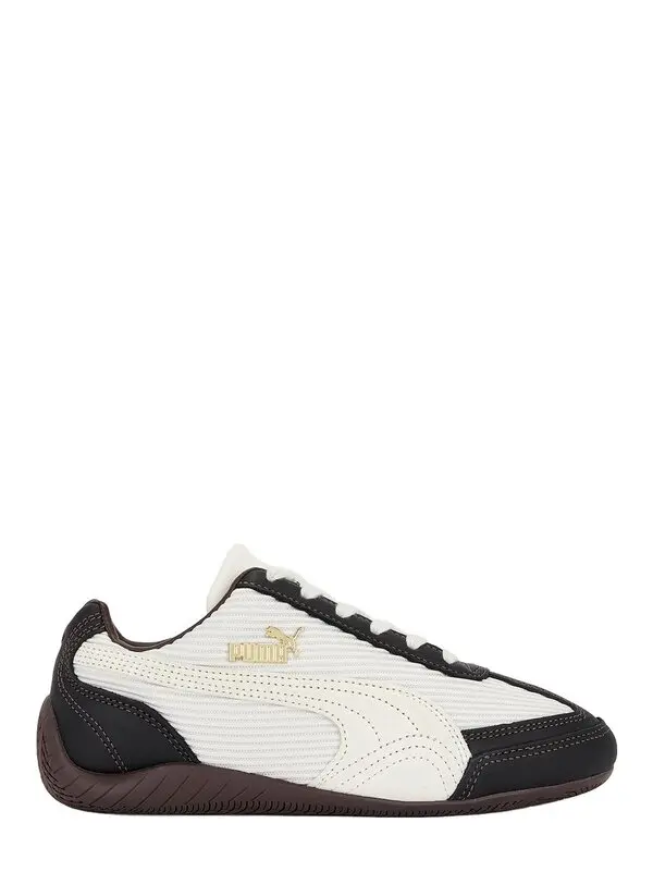 PUMA Speedcat Textile Sneaker - Black & Warm White