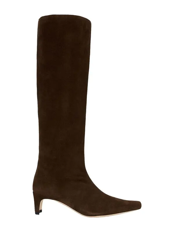 Staud Wally Knee High Boots - Truffle