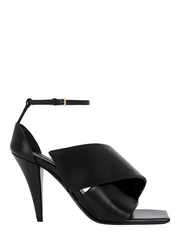 Givenchy Twisted Ribbon Sandal - Black