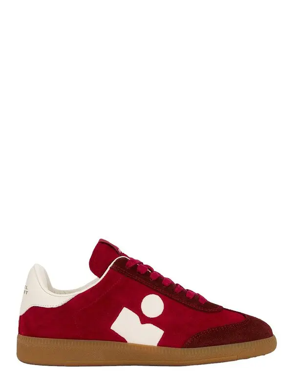 Isabel Marant Bryce Sneakers - Scarlet Red & Burgundy