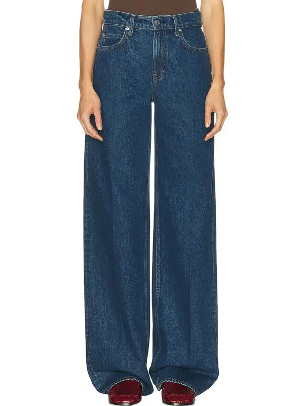 GRLFRND Rey Mid-rise Wide Leg Trousers - Rodeo Dr