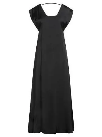 Fabiana Filippi Satin Maxi Dress - Black