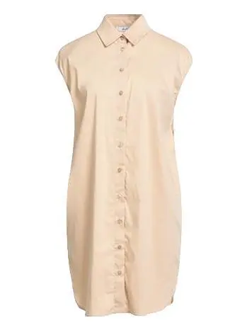 JIJIL Mini Shirt Dress - Beige