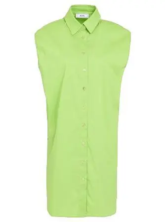 JIJIL Cotton And Polyamide Blend Mini Dress - Green