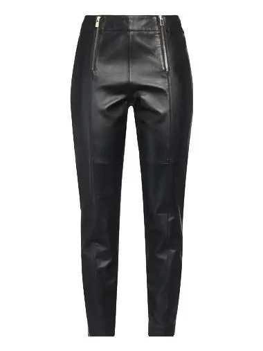 Pinko Slim Fit Leather Pants - Black