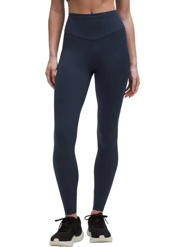 Lululemon Go Further Super-high-rise Race Tight 28 - Club Blue