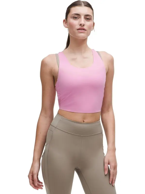 Lululemon Fast And Free Tank Top - Pink Frosting