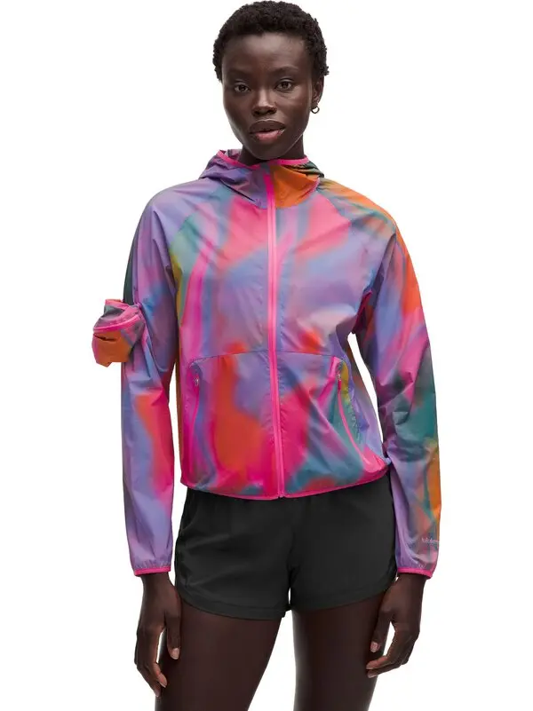 Lululemon Packable Trail Running Jacket - Speed Glow Multi