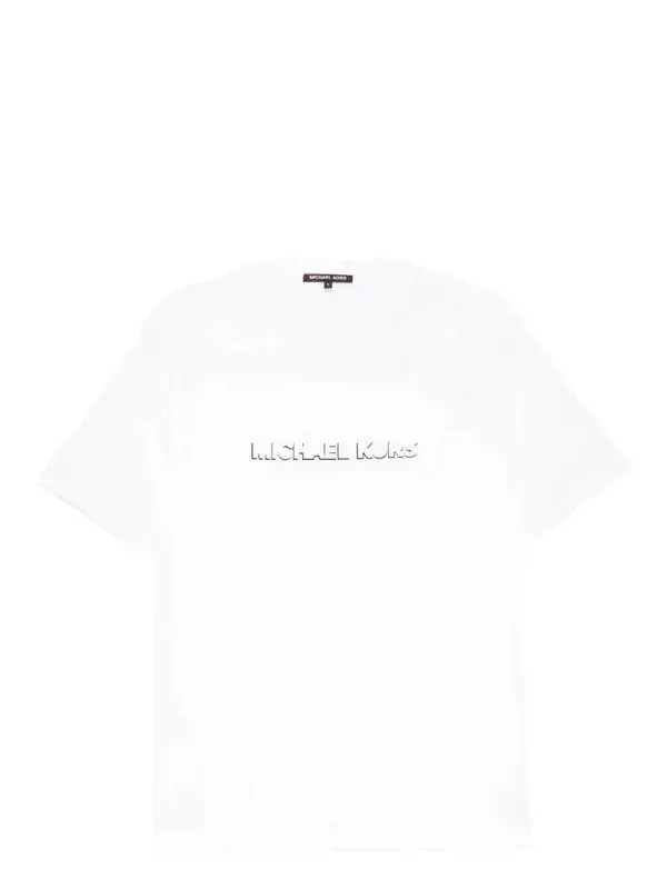 Michael Kors Logo-embroidered T-shirt - White