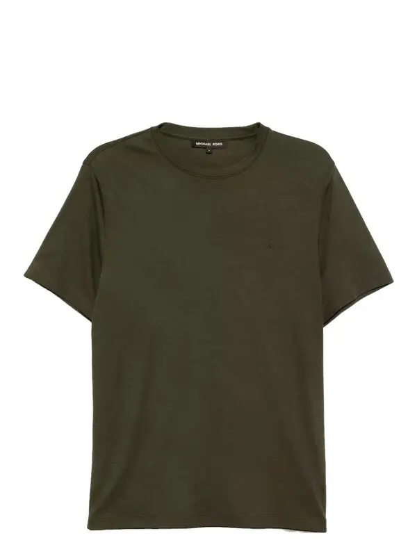Michael Kors Logo-embroidered T-shirt - Green