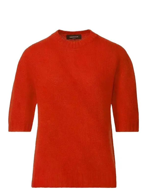 Fabiana Filippi Short-sleeve Sweater - Red