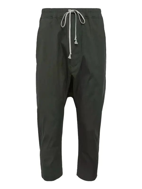 Rick Owens Drawstring Pocket Trousers - Green