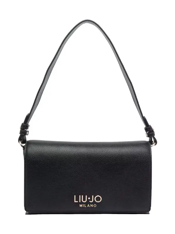 Liu Jo Logo-plaque Shoulder Bag - Black
