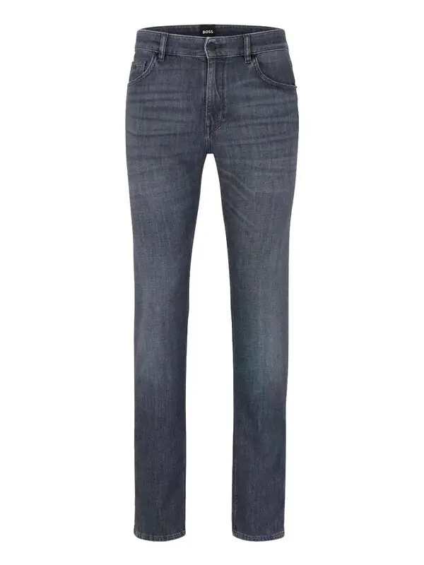BOSS Mid-rise Slim-cut Jeans - Grey