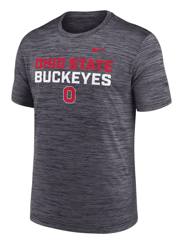 Nike Ohio State Campus Center Stack Velocity Dri-fit College T-shirt - Black
