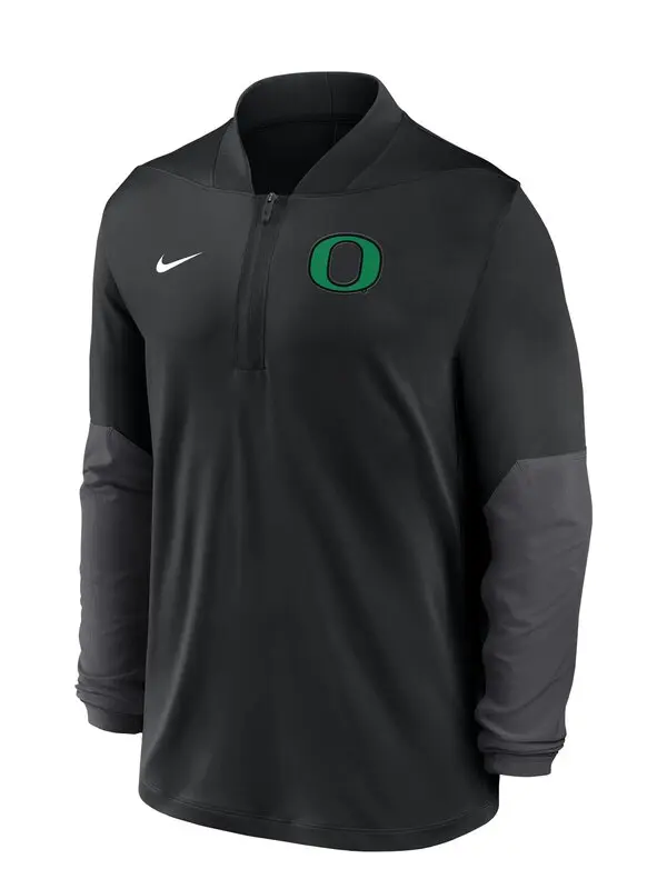 Nike Oregon Dri-fit College Half-zip Top - Black