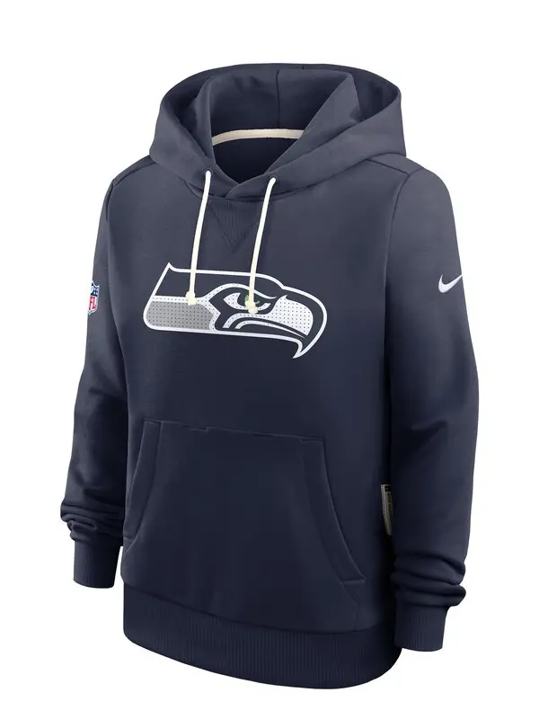 Nike Seattle Seahawks Sideline Nfl Pullover Hoodie - Blue
