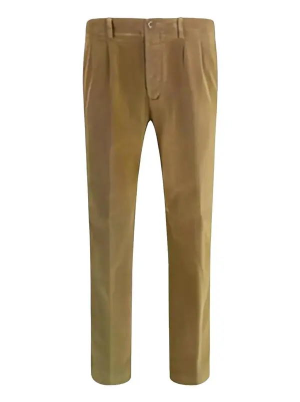 GERMANO 1952 Pleated Front Trousers - Brown