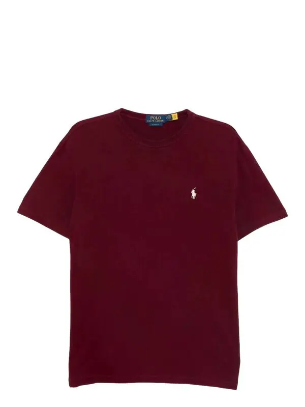 Polo Ralph Lauren Embroidered-logo Cotton T-shirt - Red