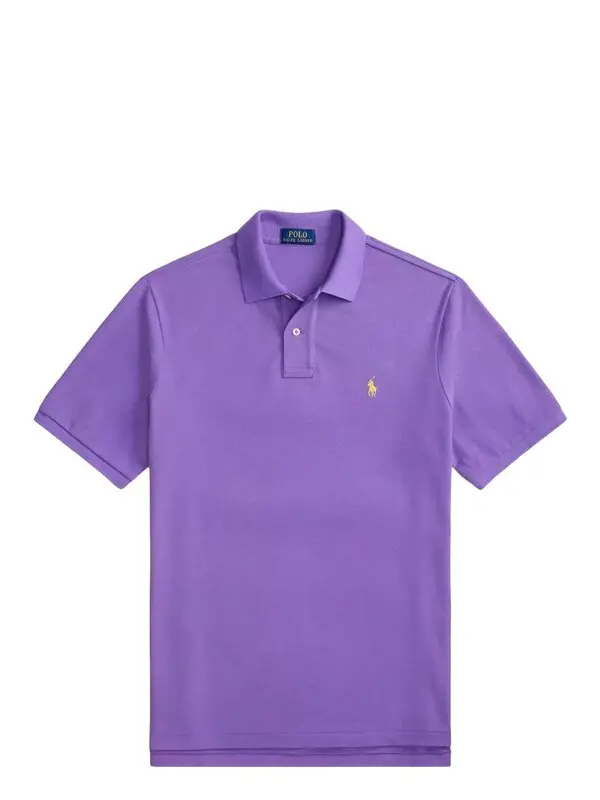 Polo Ralph Lauren Polo Pony-embroidered Polo Shirt - Purple
