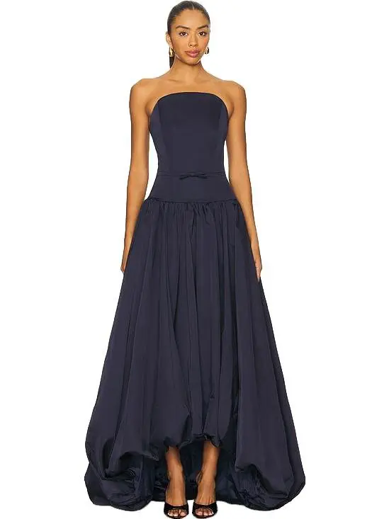 SAU LEE Madeleine Gown - Midnight Blue