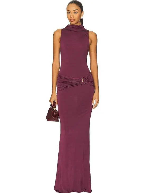 LOVERS AND FRIENDS Lotte Gown - Plum