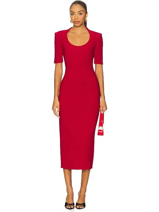 NOOKIE Blair Midi Dress - Red