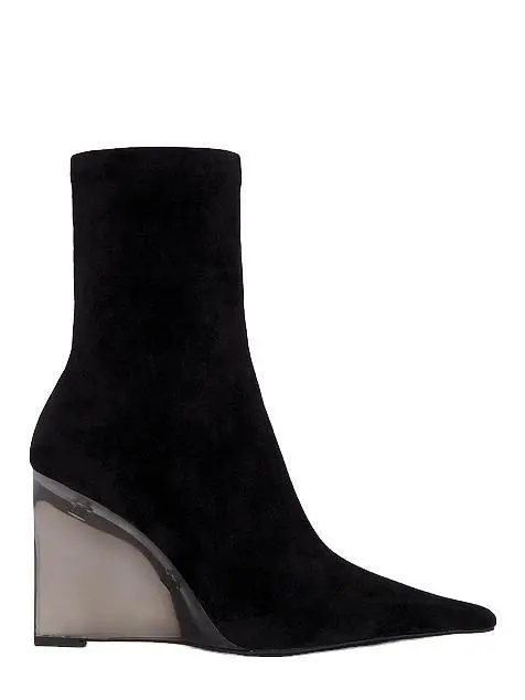 Jeffrey Campbell Beth-ann Boot - Black Suede Combo