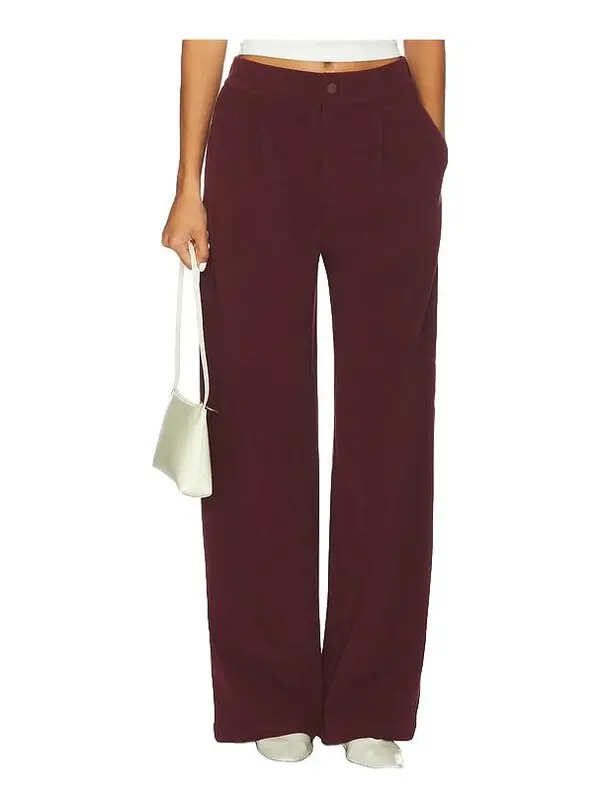 Varley Floris Wide Leg 29.5 Pant - Decadent Chocolate