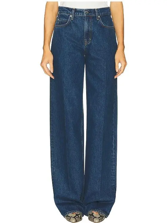 GRLFRND Rey Mid Rise Trouser - Rodeo Dr