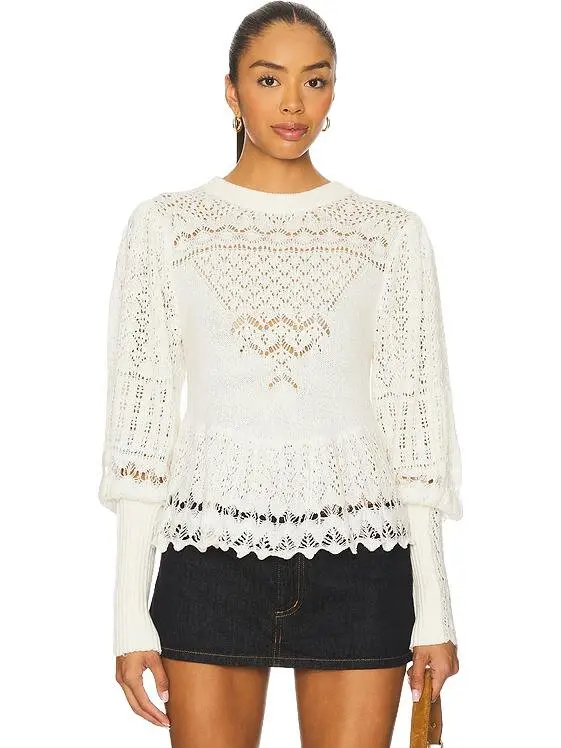 Free People Lucinda Sweater - Ivory