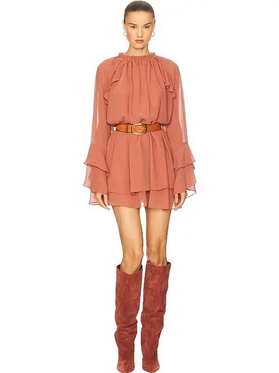 Steve Madden Sofina Dress - Copper Brown