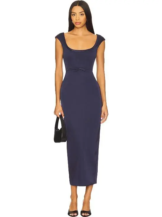 SAU LEE Meadow Dress - Midnight Blue