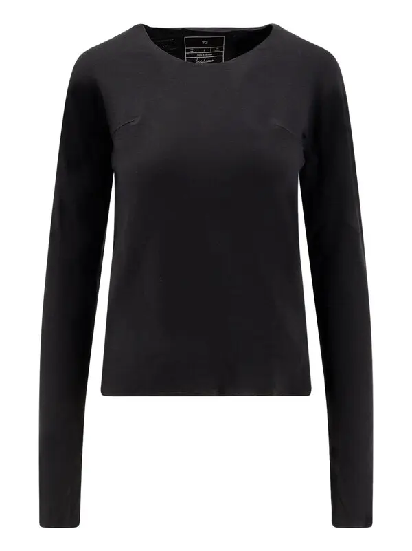 Adidas Technical Fabric Long Sleeve T-shirt - Black