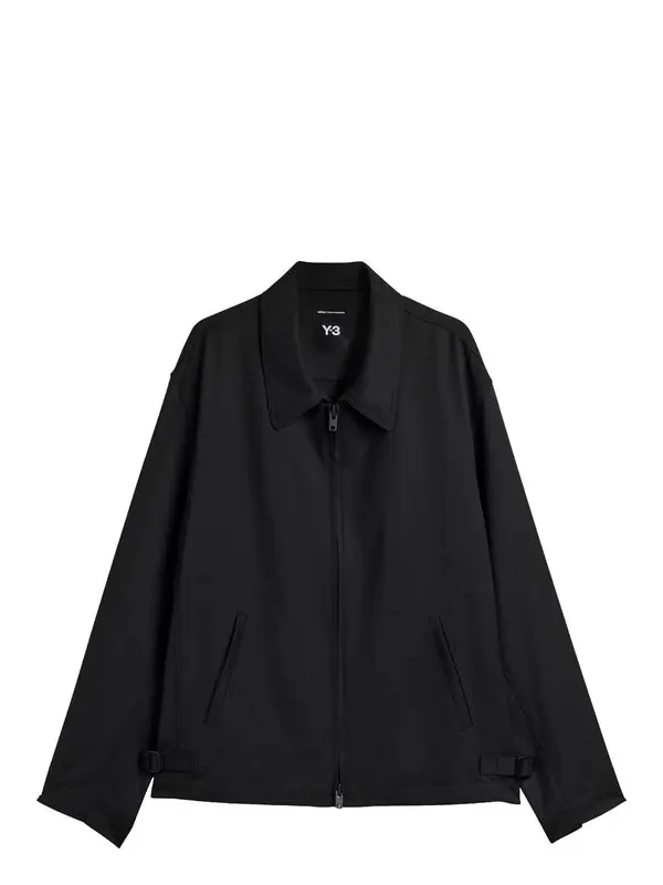 Adidas Ref W Blouson Polyester And Wool Jacket - Black
