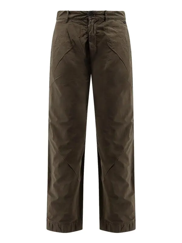 MASSIMO OSTI STUDIO Nylon Trousers - Green