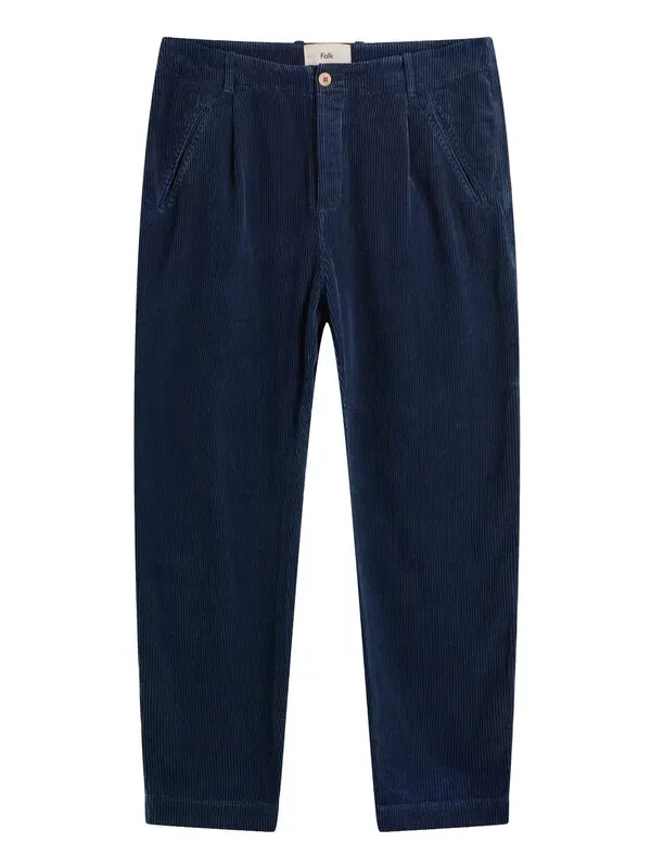 Folk Assembly Pant - Washed Indigo Cord